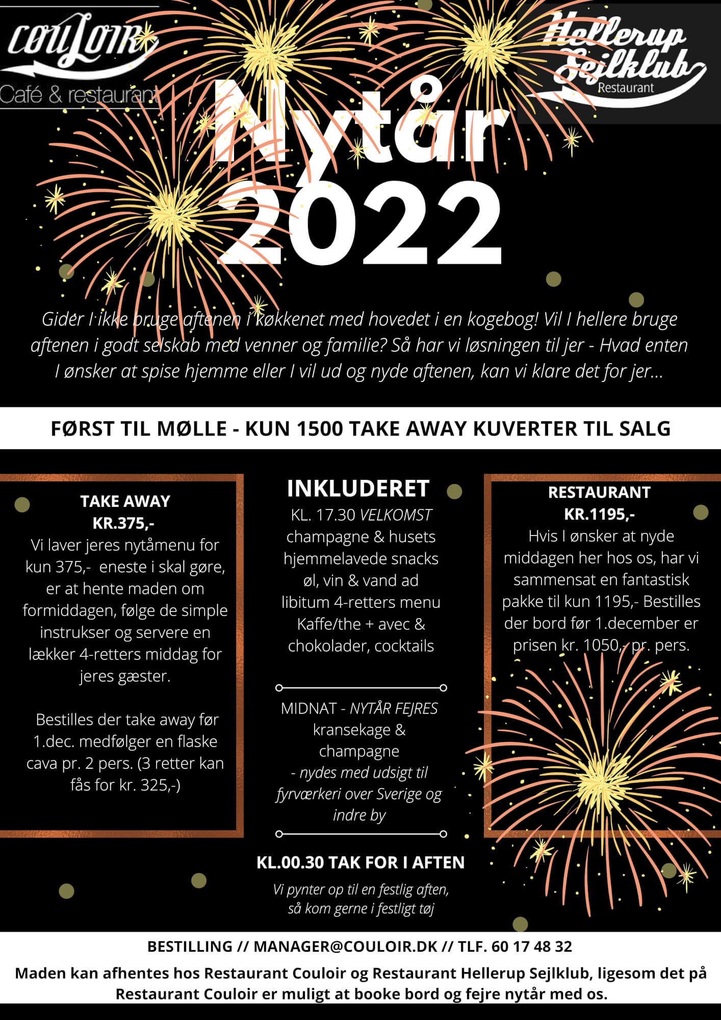 Menukort | Restaurant Lynetten