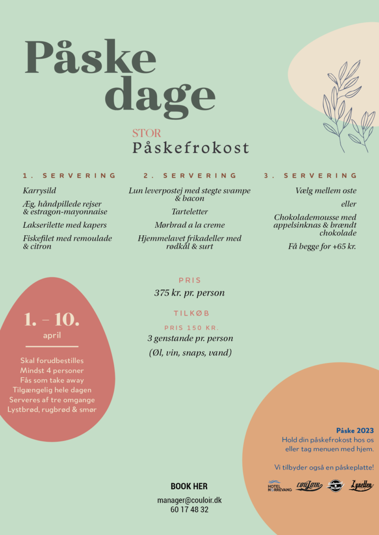 Menukort | Restaurant Lynetten