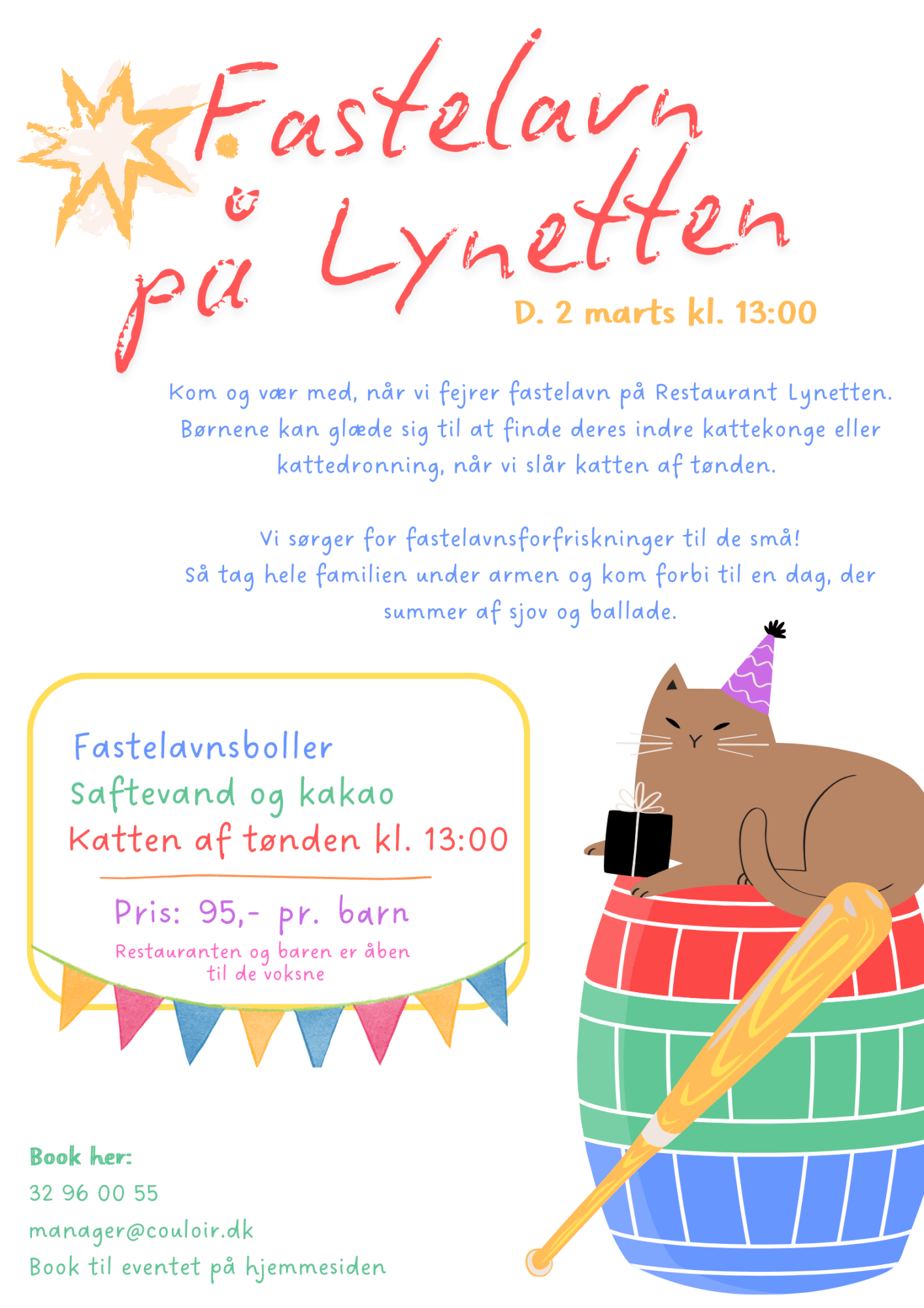 Fastelavn 2025 hos Restaurant Lynetten