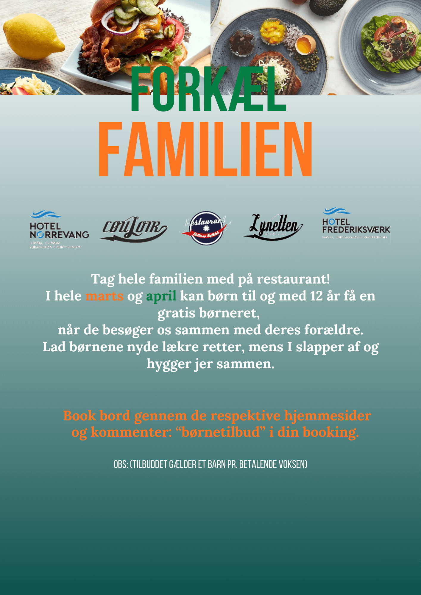 Menukort hos Restaurant Lynetten – Lækre retter for enhver smag